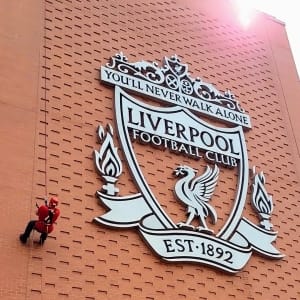 Anfield Abseil • Liverpool Stadium Tour